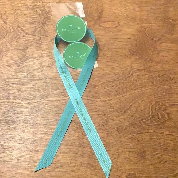 kate spade | Other | Kate Spade Ribbon And Gift Tag | Poshmark
